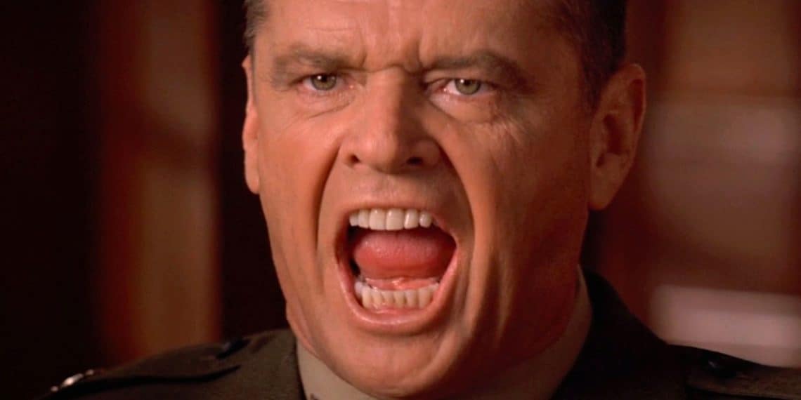 You Cant Handle The Truth One Of The Greatest Scenes In Movie History