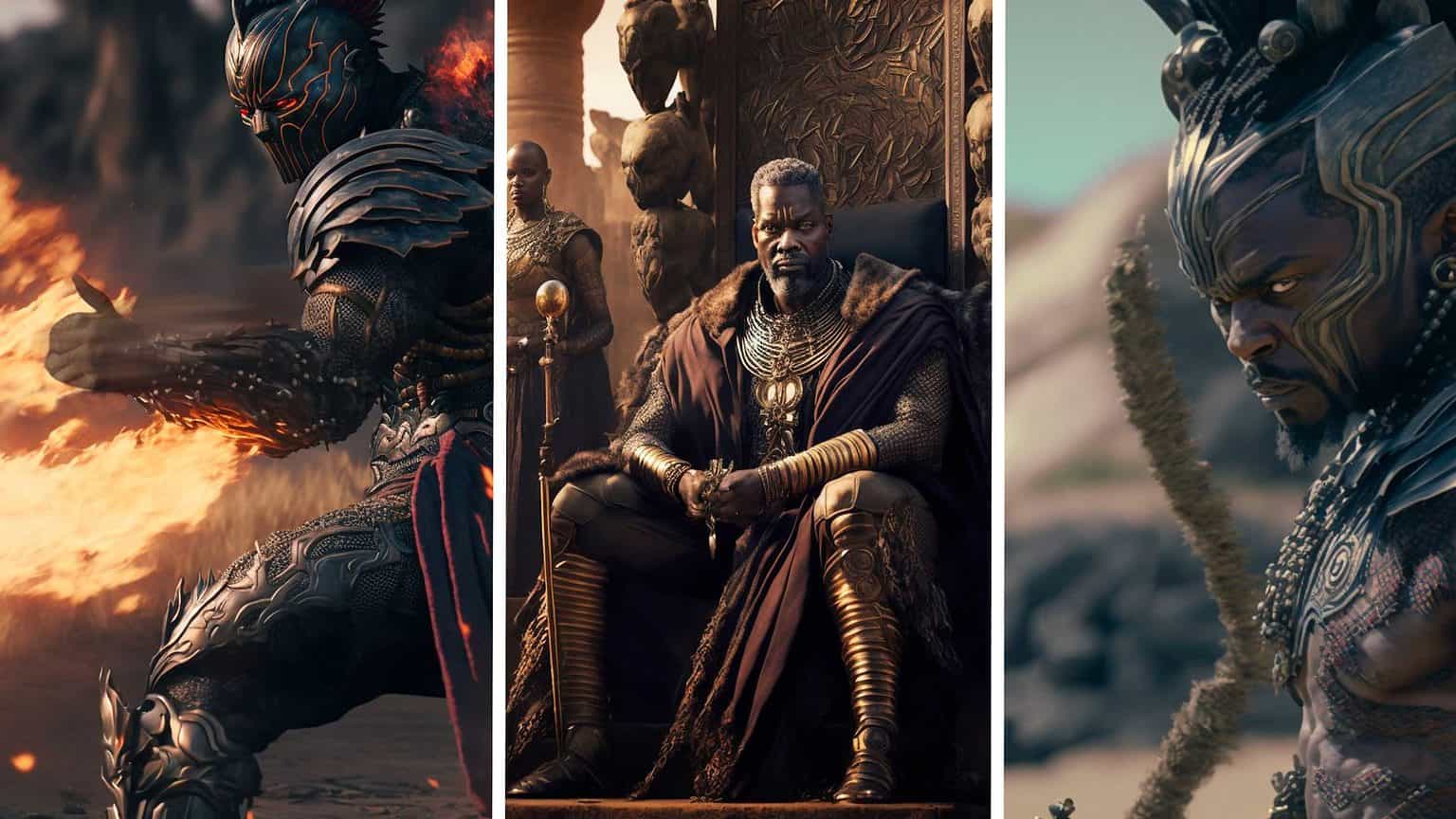 John Boyega as Bashenga, The First Black Panther? Yes, Please.