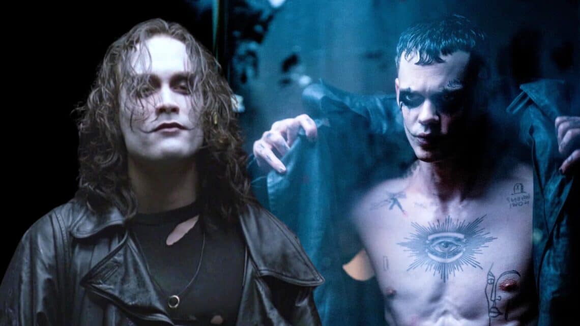Yes, Bill Skarsgård's Look As The Crow Is Different From Brandon Lee's ...