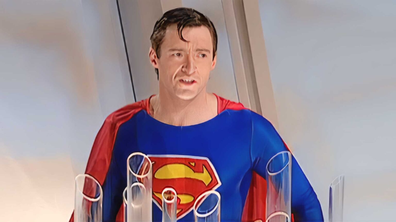 Hugh Jackman Was Superman for 3 Awkward Minutes in 2001